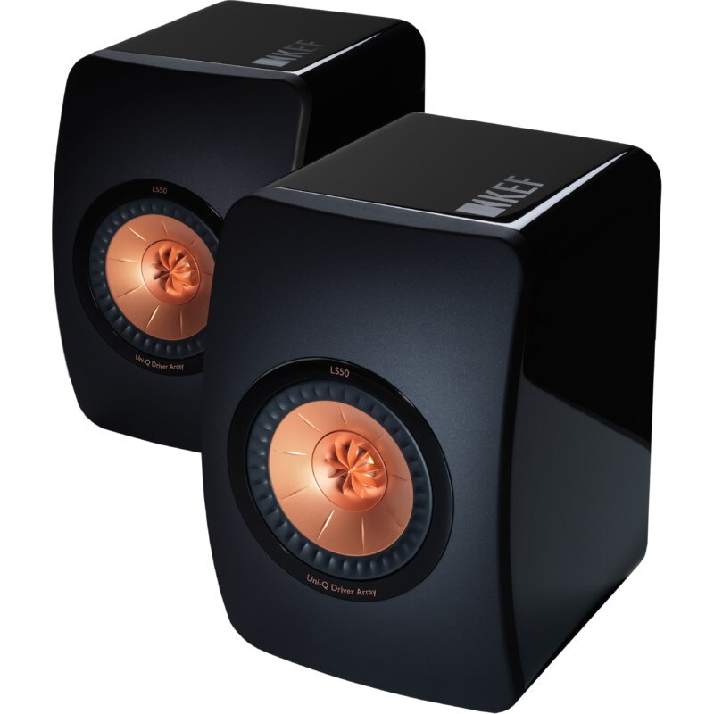 Boxe audio Hi-Fi KEF LS50, Piano Black Gloss - eMAG.ro