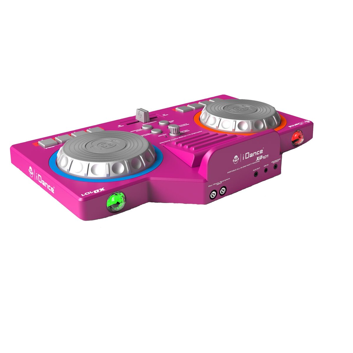 Boxa party sistem cu lumini disco 20W RMS Roz - eMAG.ro