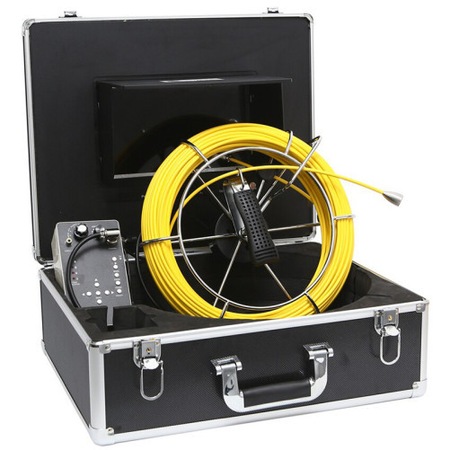 Camera Inspectie video canalizare, 45m, iUni ICT13, Monitor 10 inch ...