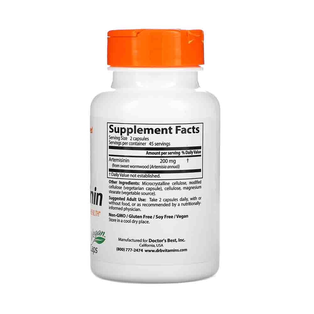 Artemisinin (Extract Pelin Dulce), 100mg, Doctor's Best, 90 capsule ...