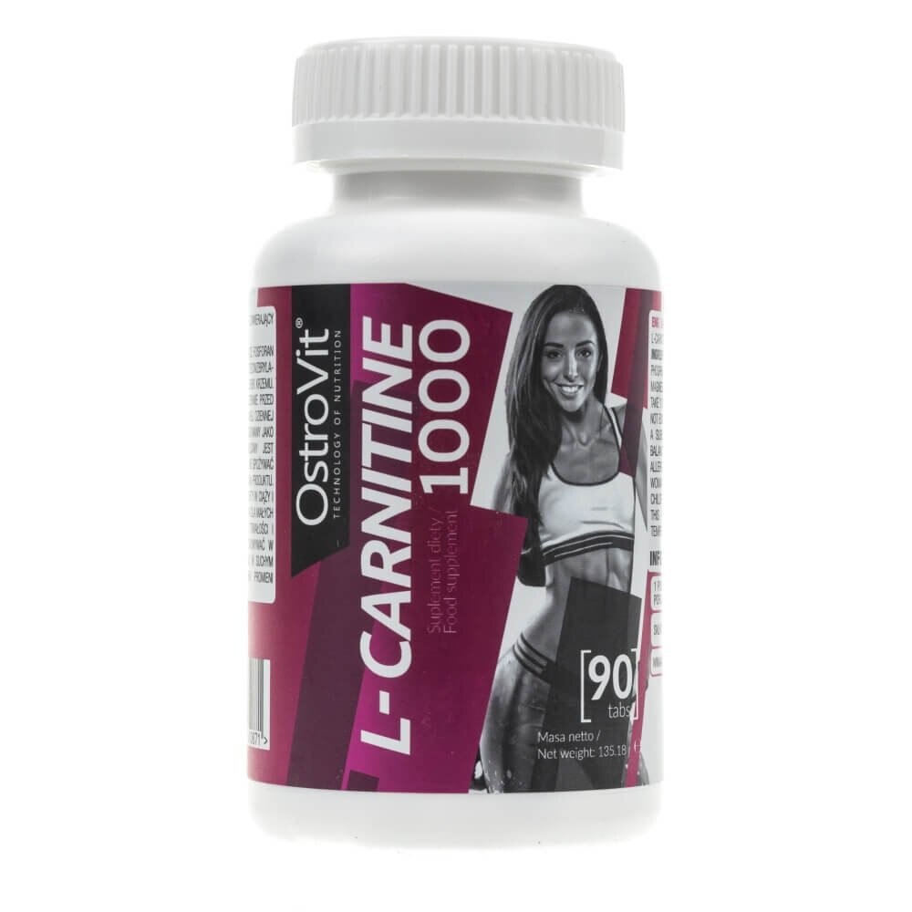 Supliment nutritiv L-Carnitina 1000, OstroVit, 90 de comprimate - eMAG.ro