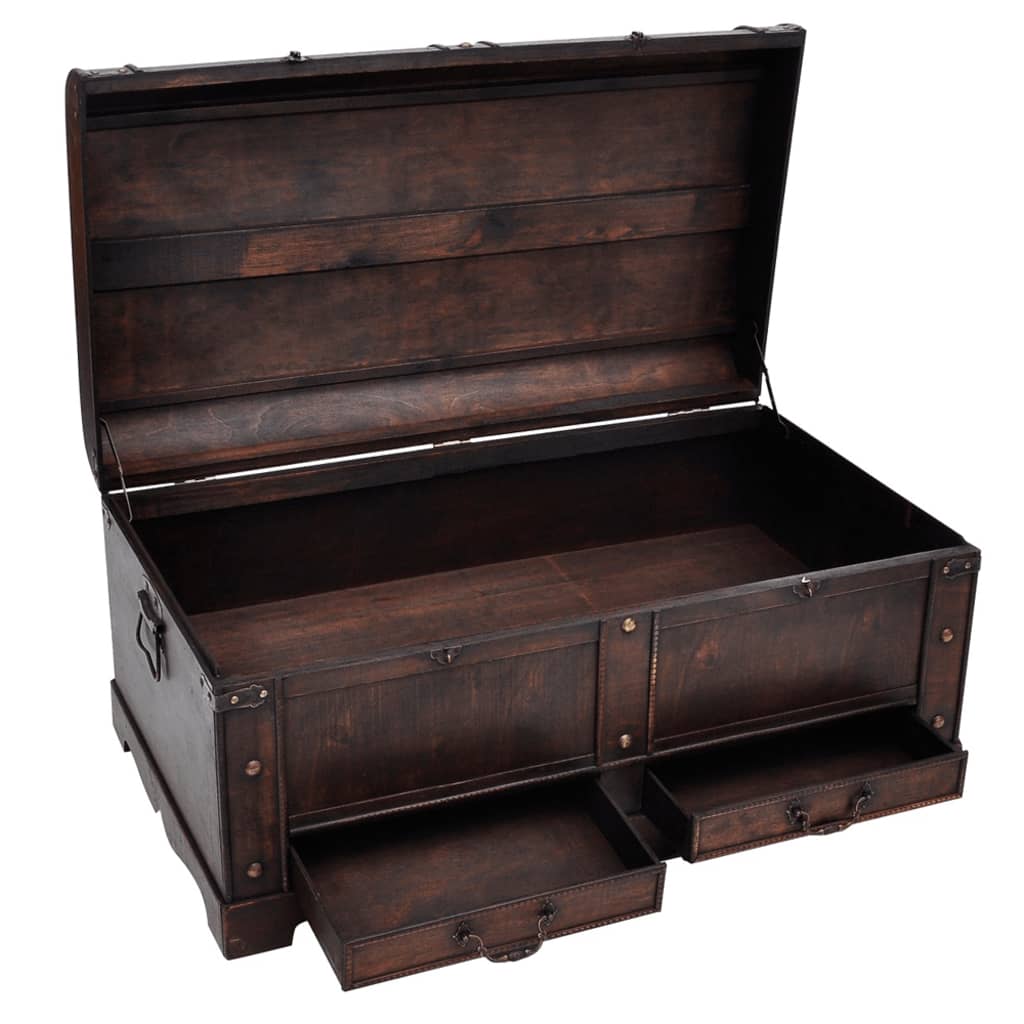 Cufar mare din lemn, maro, Capacitate mare si Modern, Mobilier1806 ...