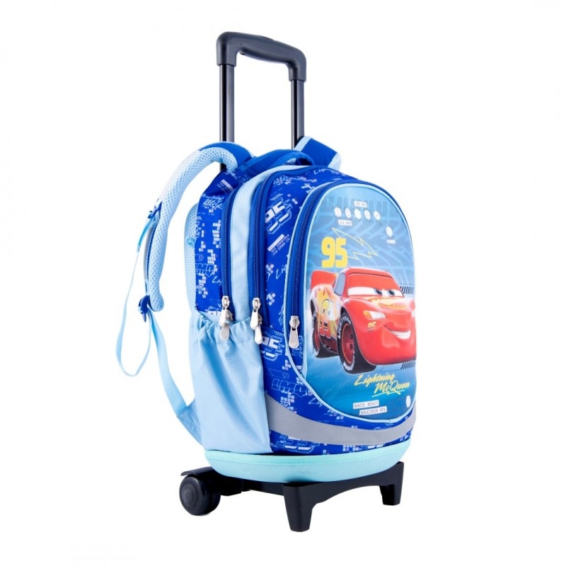 Troller pentru scoala 2 in 1 Ergonomic Cars - Troler cu ghiozdan ...