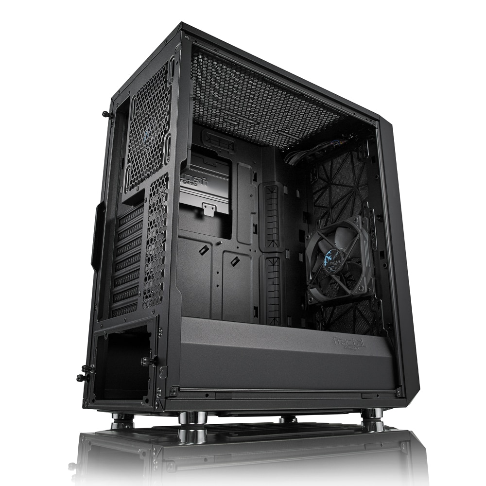 Carcasa Fractal Meshify C, Mid Tower, fara sursa, ATX, Black - eMAG.ro