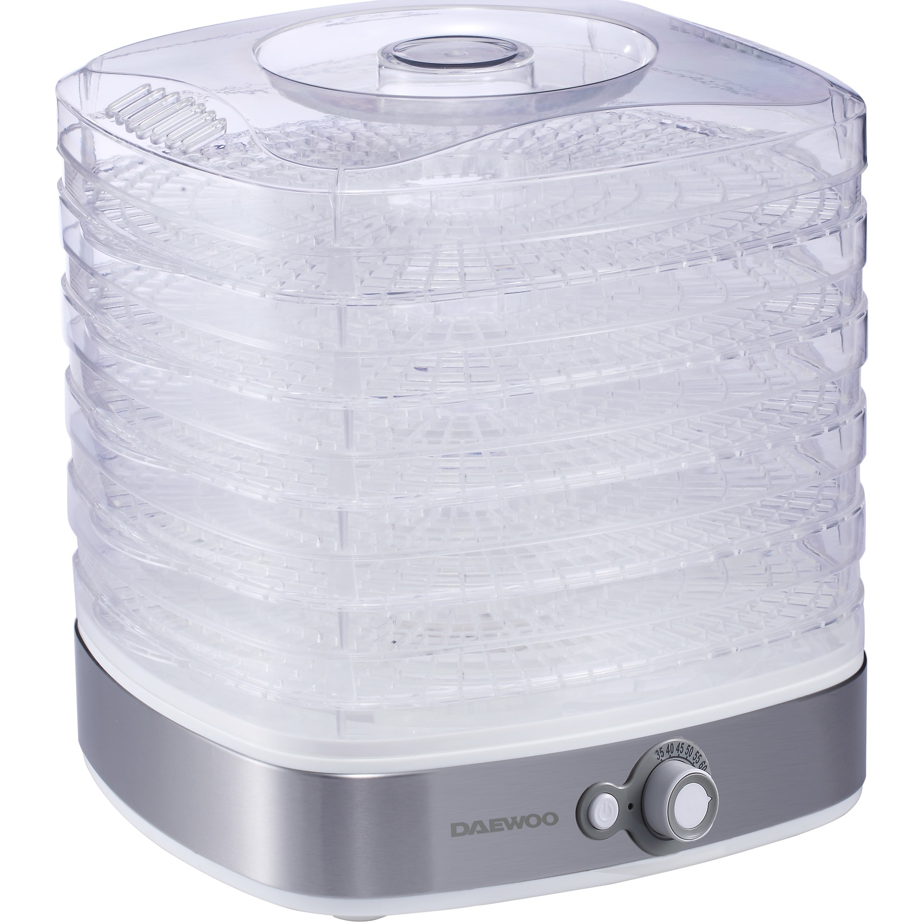 Deshidrator de alimente Daewoo DD450W, 400 W, 5 tavi, temperatura ...