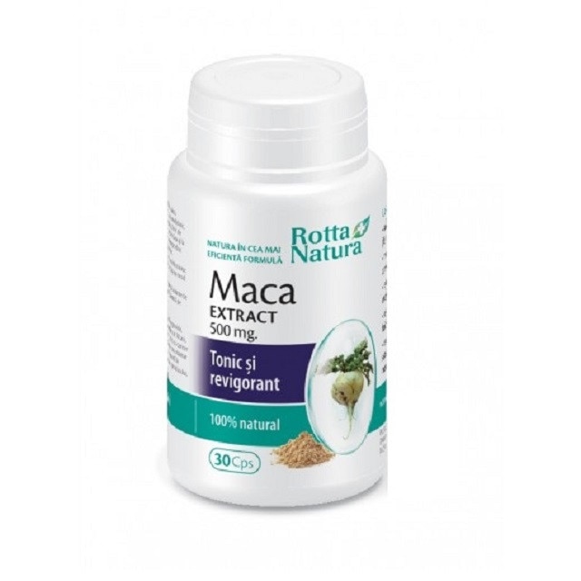 Extract de Maca 500 mg., Rotta Natura, 30 capsule - eMAG.ro