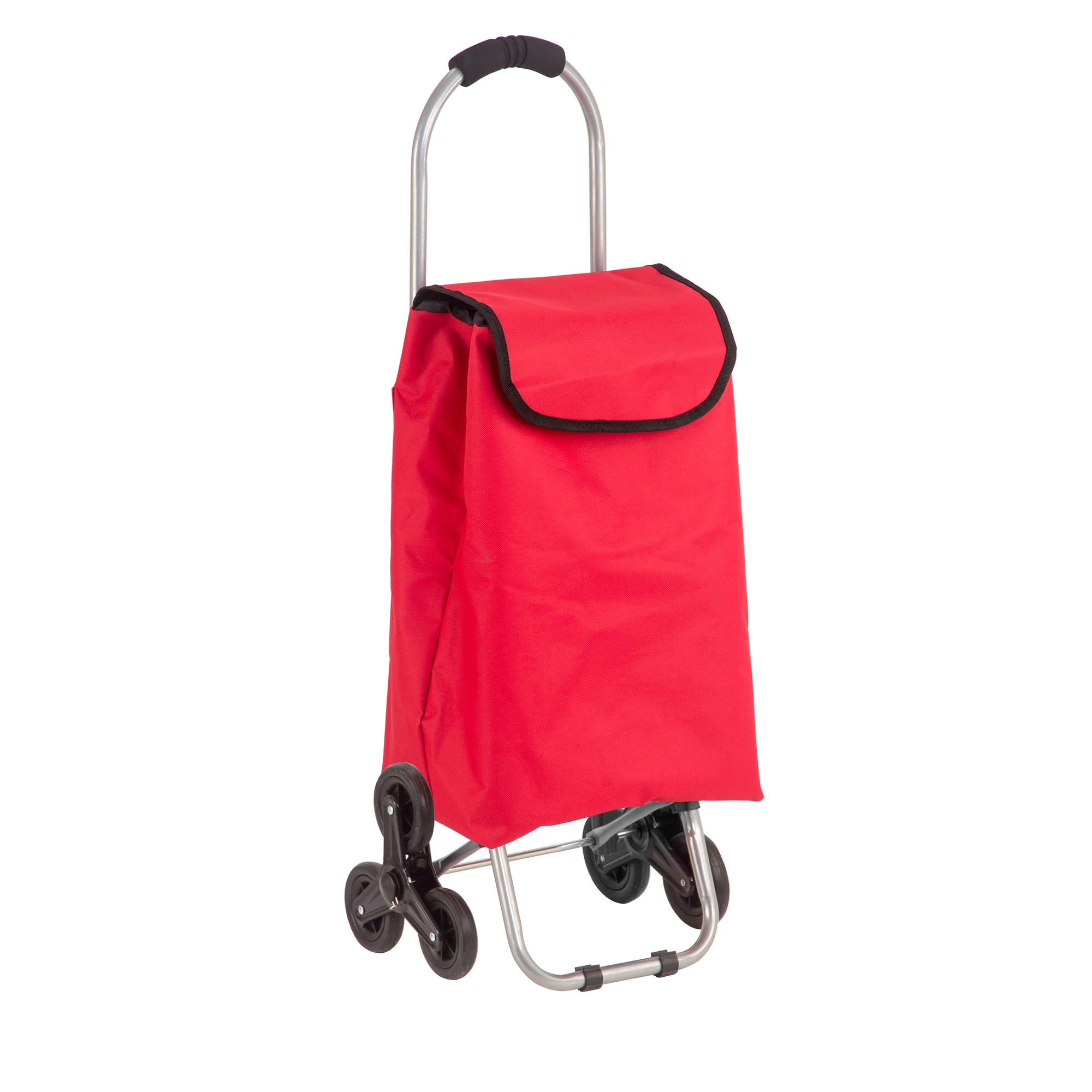 Carucior de piata Maison D'Amelie cu 6 roti 24L, Rosu - eMAG.ro