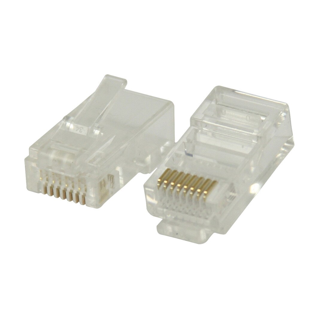 Set Mufe RJ45 Valueline pentru cablu Utp Cat6 solid, 10 bucati pe set ...
