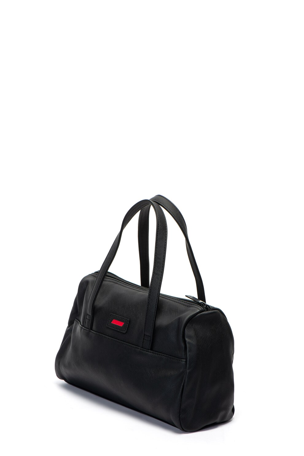 Puma, Geanta de mana cu cusaturi contrastante Ferrari LS, Negru - eMAG.ro