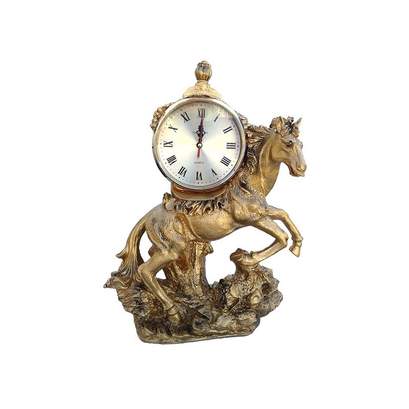 Statueta Cal cu ceas 34x44 cm - eMAG.ro