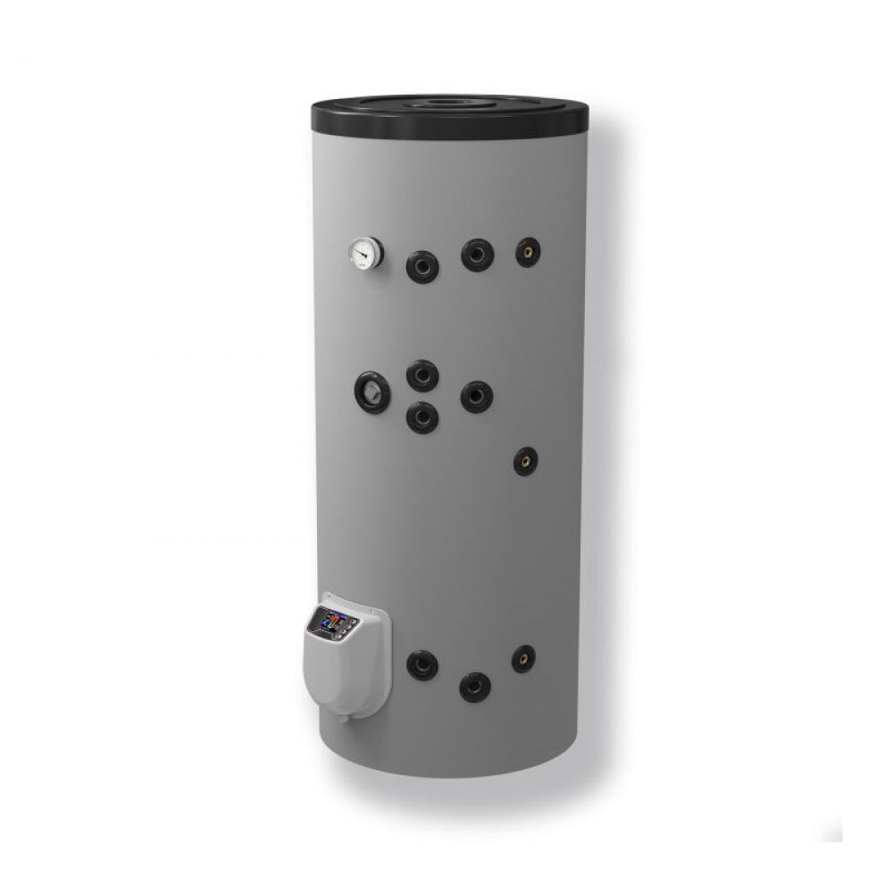 Boiler solar mixt cu dubla serpentina Eldom, capacitate 200 l, 3kW ...