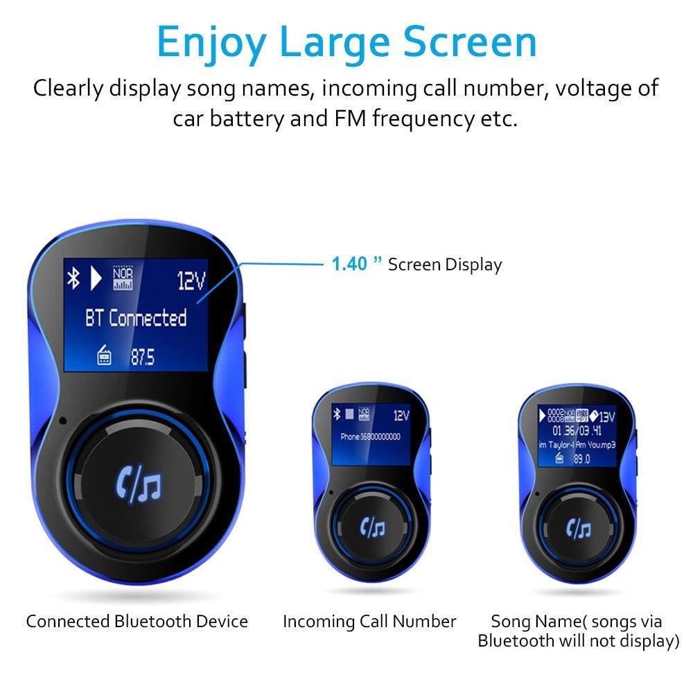 Modulator FM, MP3 player, suporta USB si microSD card audio player ...