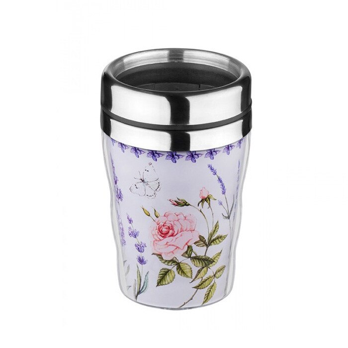 Cana Termos Casa Interior LT013, Тrandafir, 270 ml - eMAG.ro