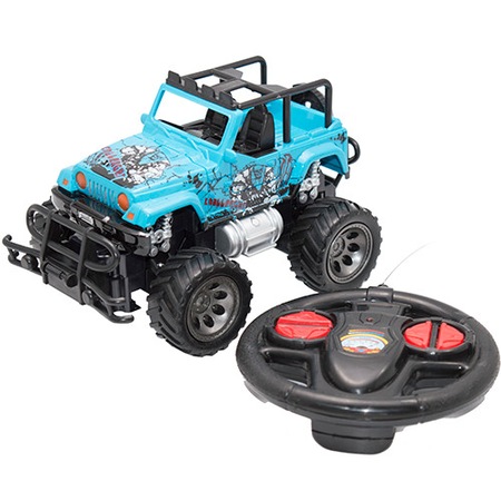 Masina Jeep cu telecomanda tip volan - eMAG.ro
