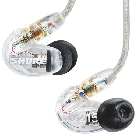 Casti profesionale in-ear Shure SE215-CL-EFS, cu super izolare fonica ...