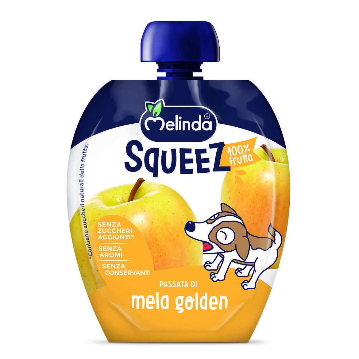 Piure de mar golden 100% fruct, Squeez, Melinda,fara zahar, 90g - eMAG.ro