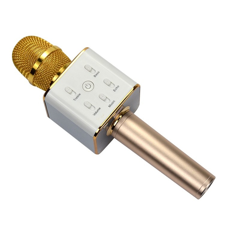 Microfon tip wireless cu sistem karaoke si boxe, suport Bluetooth 4.1 ...