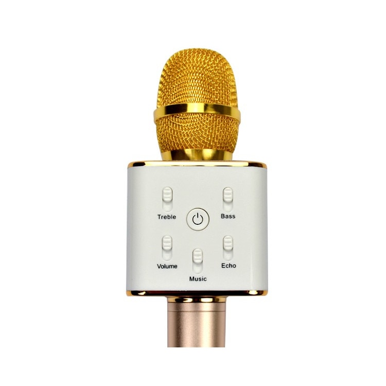 Microfon tip wireless cu sistem karaoke si boxe, suport Bluetooth 4.1 ...