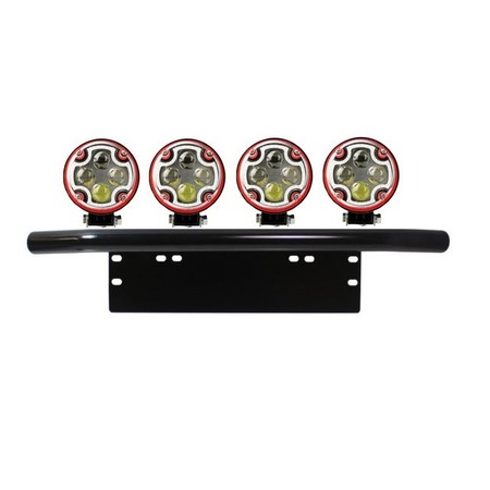 Kit Bullbar +4 Proiectoare DRL Cross Dubla Faza (Drl si faza lunga ...