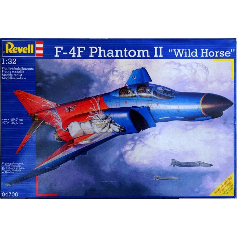 Macheta aeromodele Revell F-4F Phantom II "Wild Horse" 1:32 REV 04706 ...