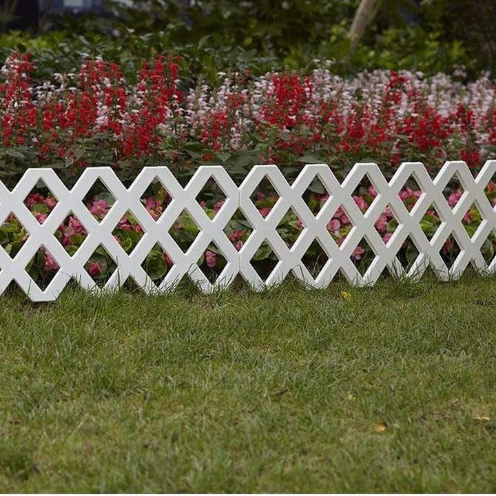 Set 4x Gardulet Decorativ pentru Curte sau Gradina 59x31cm, Culoare Alb ...