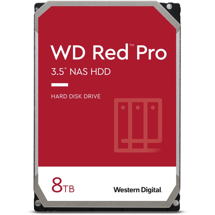 Hard disk WD Red Pro 8TB SATA-III 7200RPM 256MB - eMAG.ro
