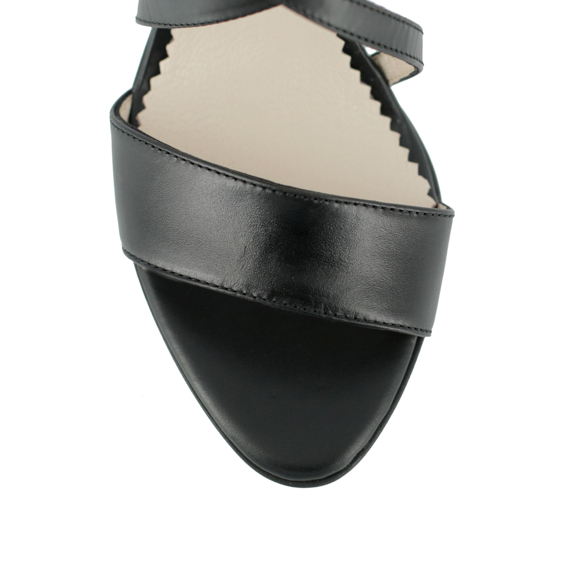 Sandale dama Luisa Fiore Sorriso, piele naturala, negru, marimea 35 EU ...