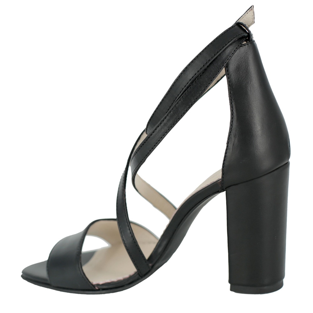 Sandale dama Luisa Fiore Sorriso, piele naturala, negru, marimea 35 EU ...