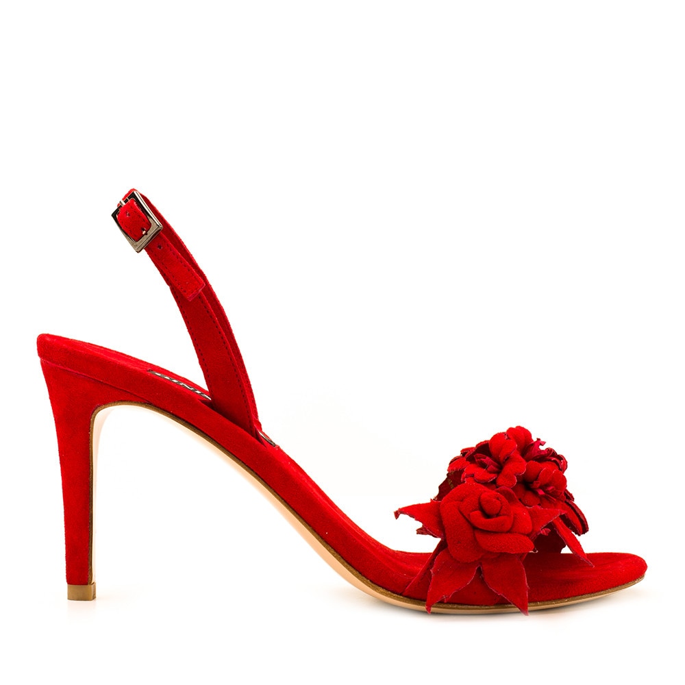 Sandale Dama Ginissima Eva 80, rosii, marimea 35 - eMAG.ro