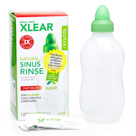 Xlear Romania Neti Rinse komplett készlet az orrjáratok tisztításához ...