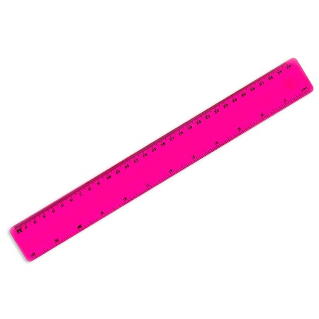 Rigla 30 Cm Flexibila, roz - eMAG.ro