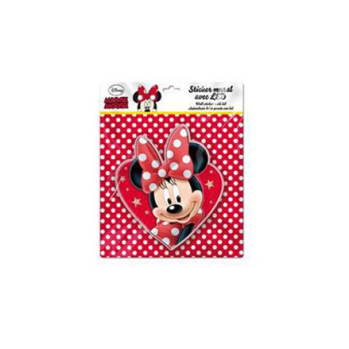 Sticker de perete cu led, Minnie Mouse, inimioara - eMAG.ro