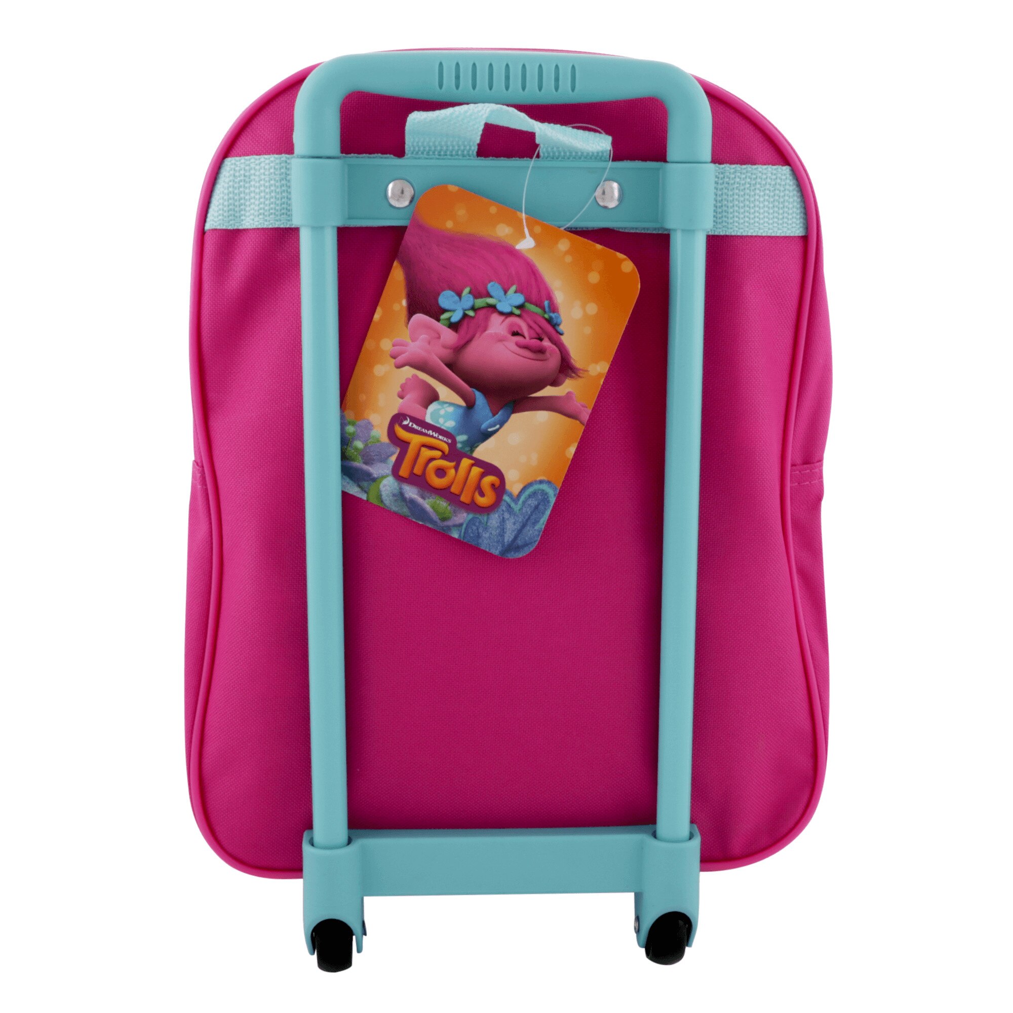 Troler cu printesa Poppy Trolls, pentru fetite, 35x27x12 cm, Roz - eMAG.ro