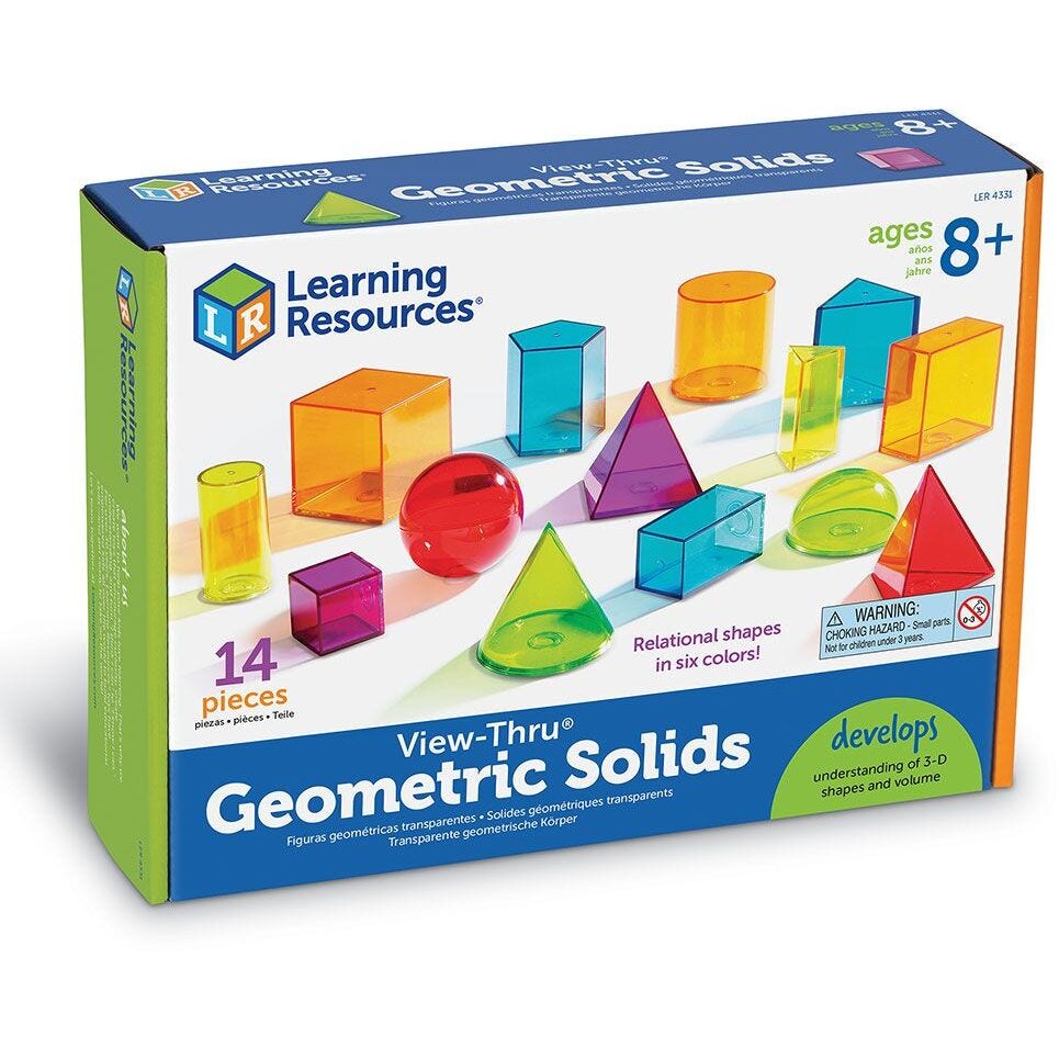 Forme geometrice colorate Learning Resources - eMAG.ro