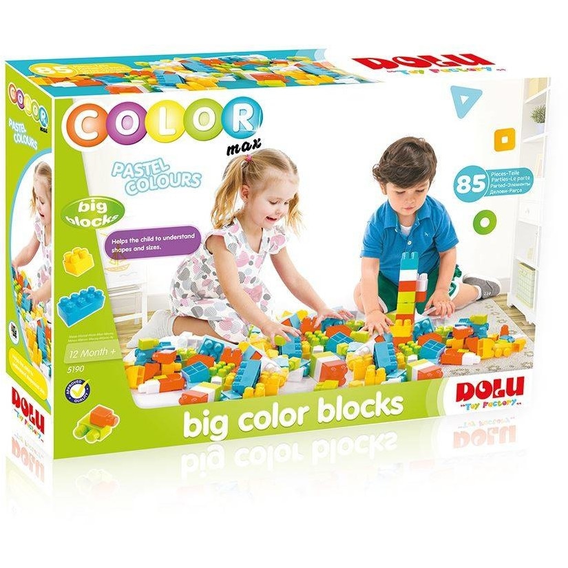 Cuburi mari de construit - 85 piese - eMAG.ro