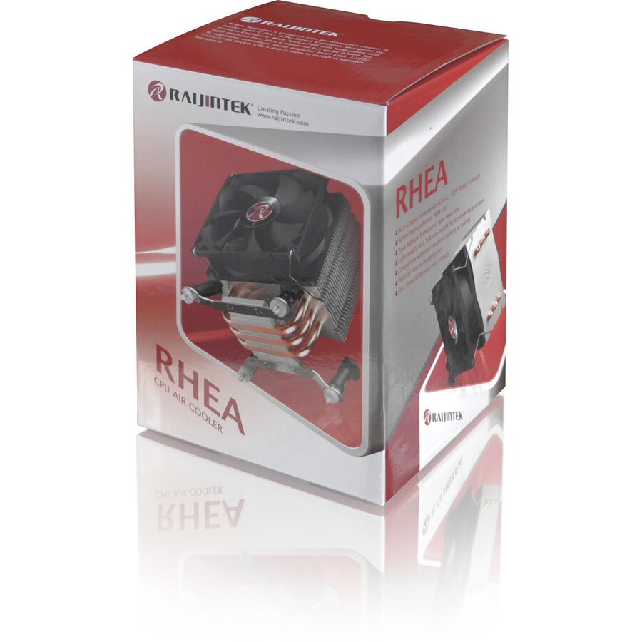 Cooler CPU Raijintek RHEA, Ventilator PWM 92 mm, 3 x 6mm heat-pipe plus ...