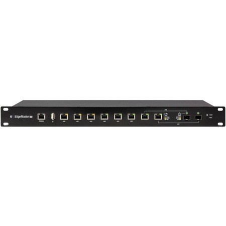 Router Ubiquiti EdgeRouter PRO 8, 1xWAN Gigabit, 6xLAN Gigabit, 2xRJ45 ...