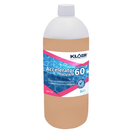 Accelerator de floculare 60 - Kloer pentru apa din piscine, 1 L - eMAG.ro
