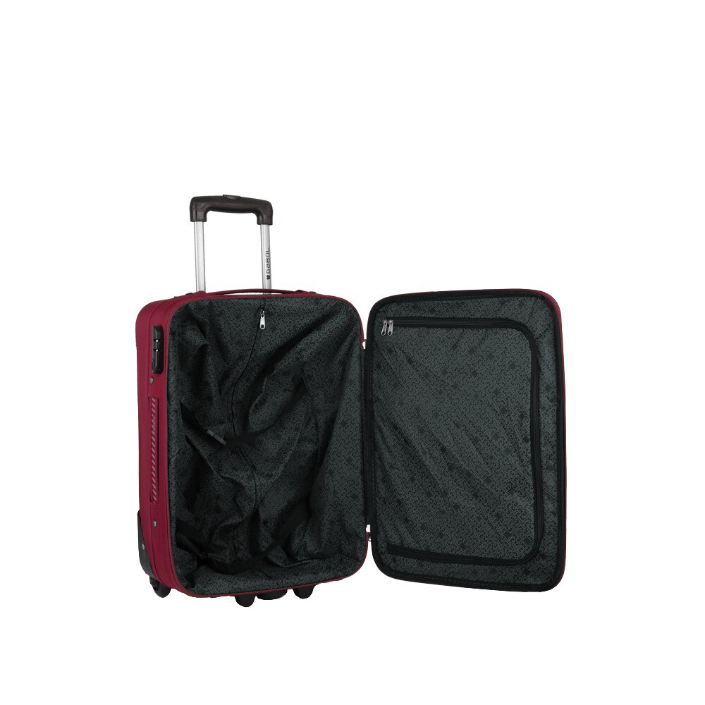 Troller de cabina avion Gabol, rosu, cu doua roti 113321 - eMAG.ro