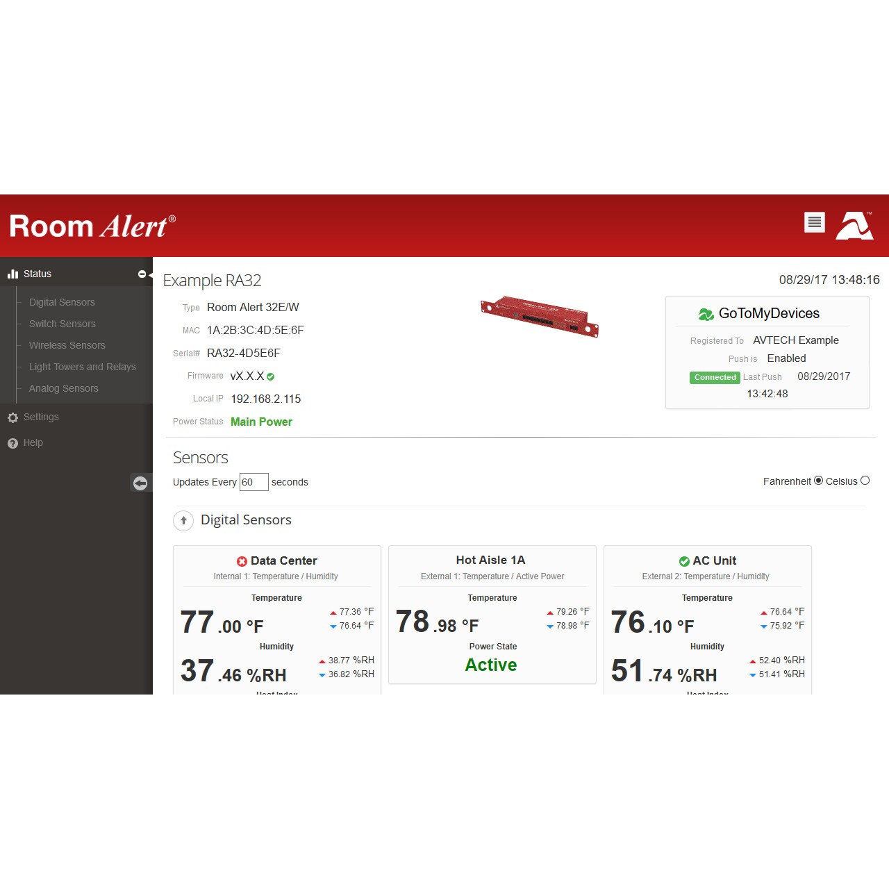 Server monitorizare, Room Alert 32E - eMAG.ro