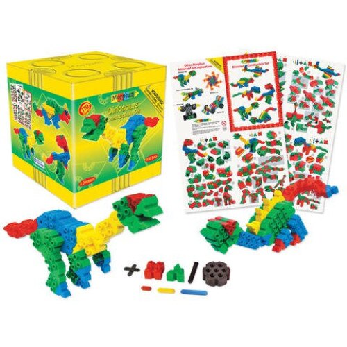 Set de constructie Morphun Dinozaurii fiorosi 111 piese - eMAG.ro