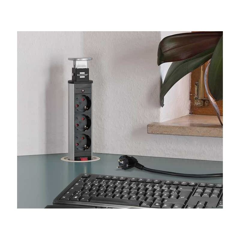 Priza multi.retractab.tower 3P 2M - eMAG.ro