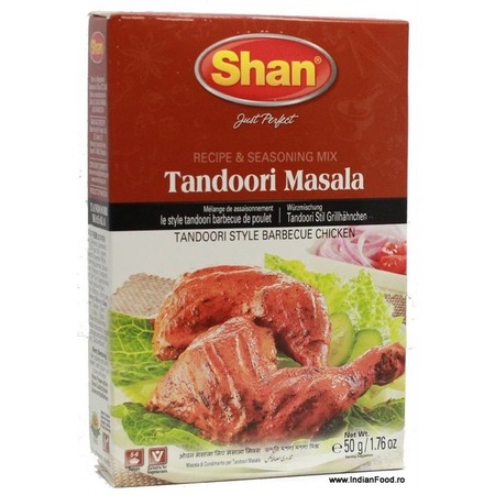 Condiment pentru Carne la Gratar/Cuptor (Tandoori) 50g /-/ Shan - eMAG.ro