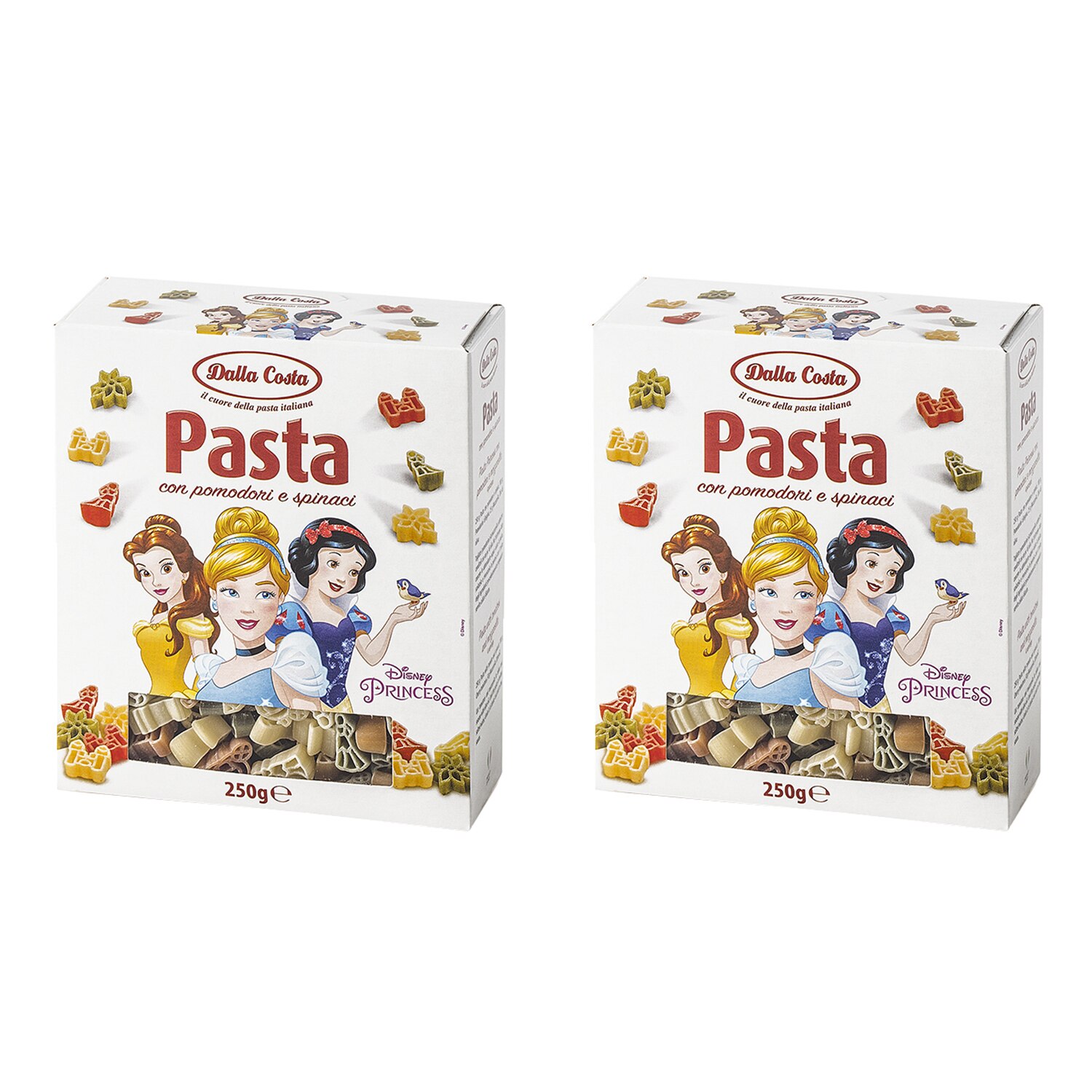 Paste din grau dur Dalla Costa Princess, 250g, 2 buc - eMAG.ro