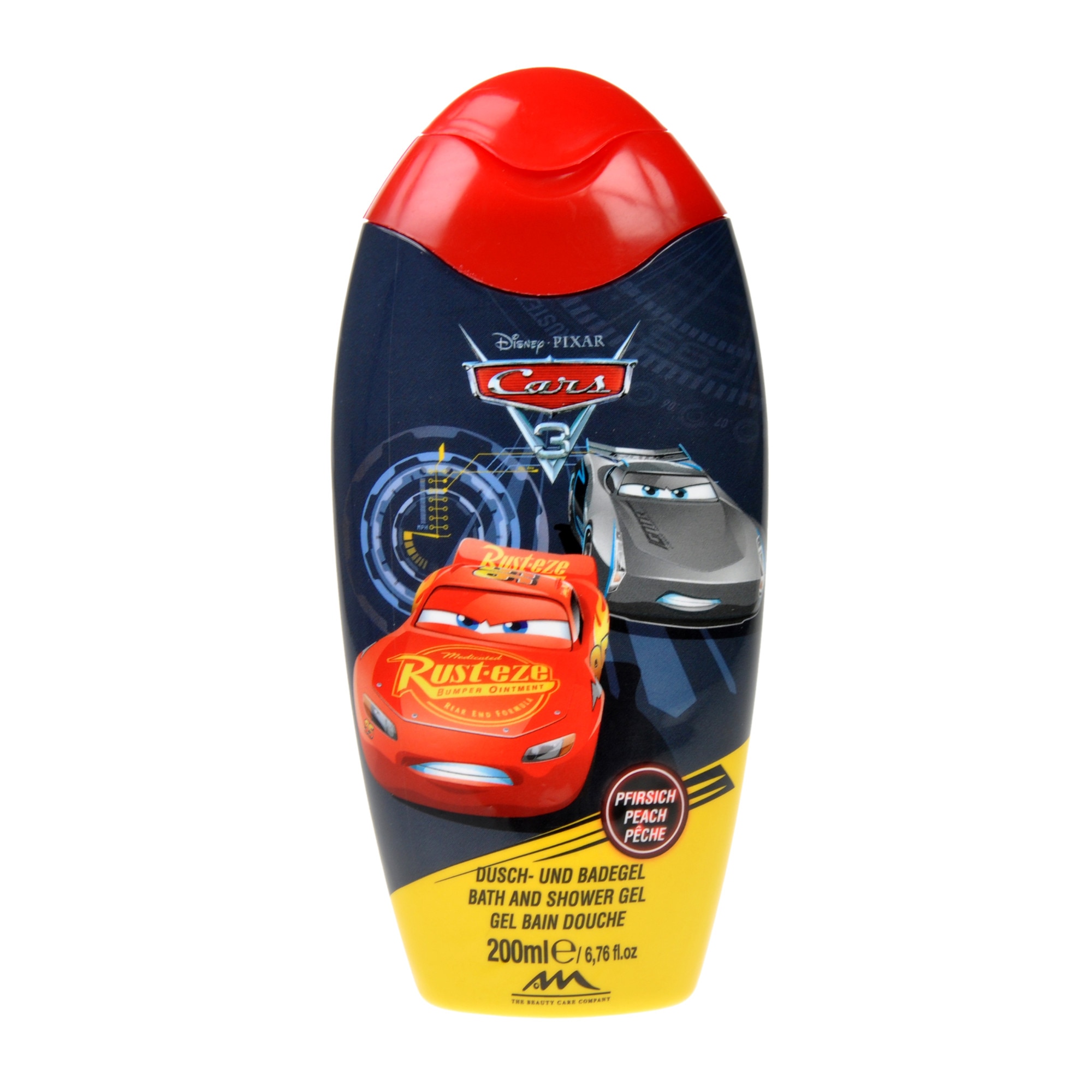 Gel de dus pentru copii CARS 200ml Peach - eMAG.ro