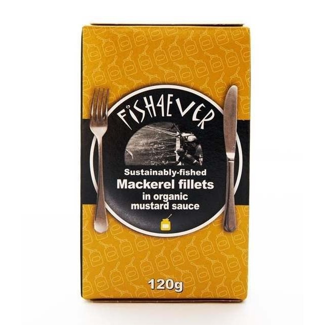 Macrou salbatic file in sos bio de mustar 125g, Fish4Ever - eMAG.ro