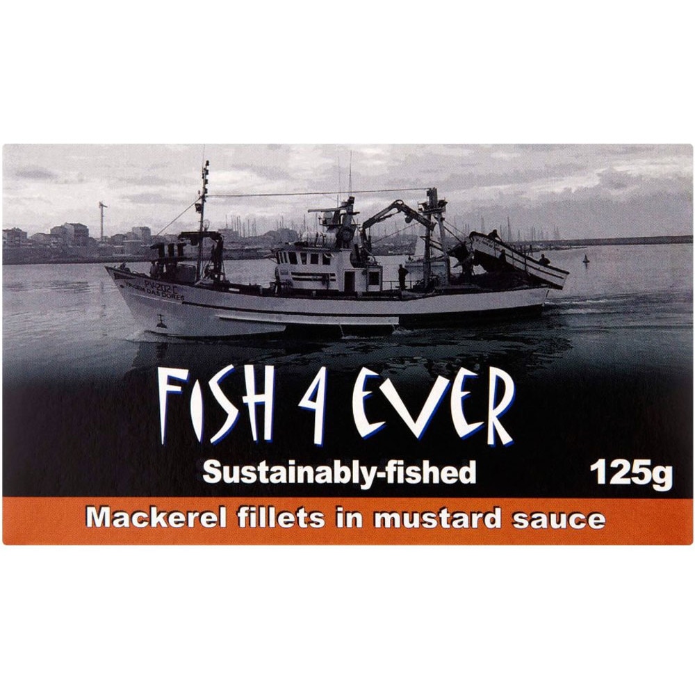 Macrou salbatic file in sos bio de mustar 125g, Fish4Ever - eMAG.ro
