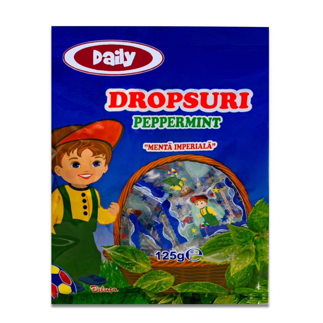 Dropsuri peppermint, 125g, Biluta - eMAG.ro