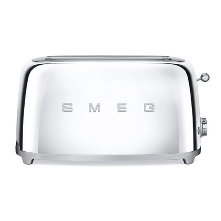 Тостер Smeg TSF02SSEU, Chrome/Glossy, 1500 W, 4 филии, 6 нива на ...