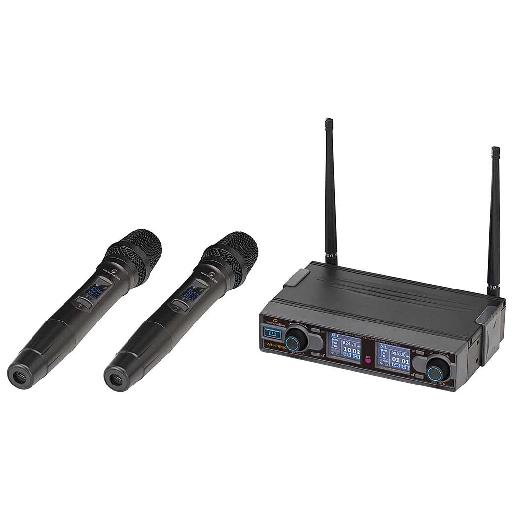 Set Microfoane Wireless, Digital 2.4 GHz - Soundsation WF-D290HH - eMAG.ro